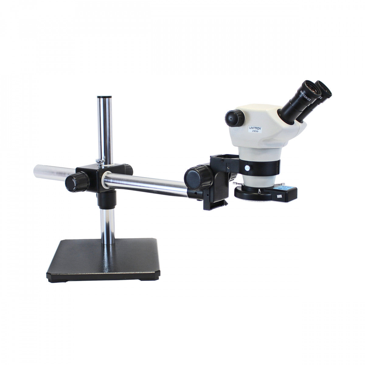 Unitron Z850 Zoom Stereo Microscope, Binocular, Boom Stand, 0.5x Aux ...