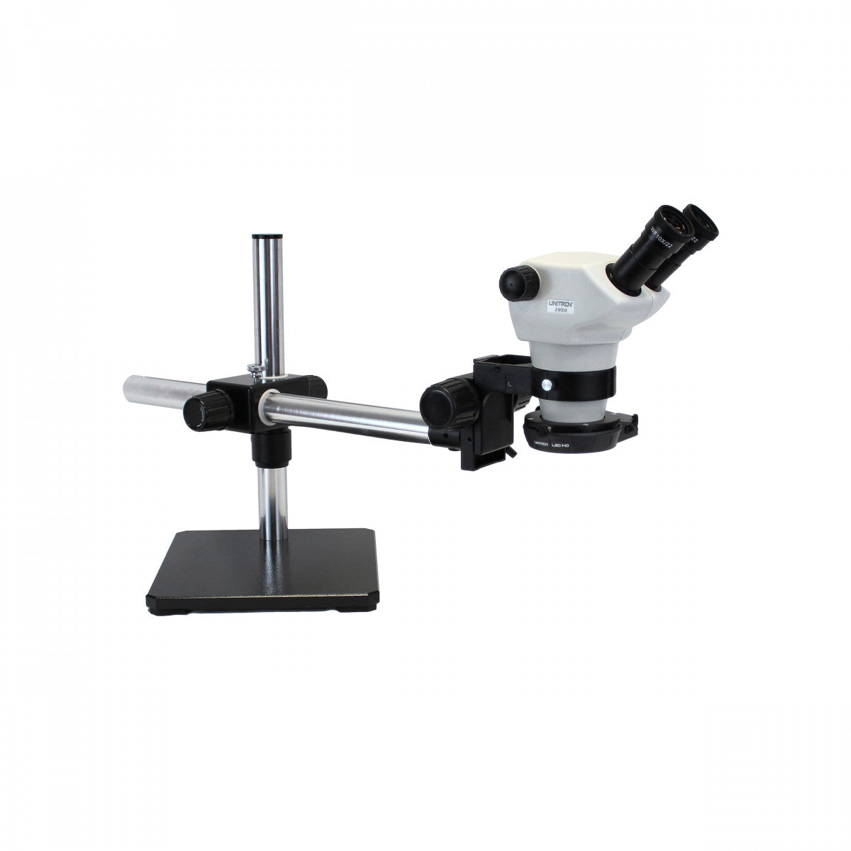 Unitron Z850 Zoom Stereo Microscope, Binocular, Boom Stand, 0.5x Aux ...