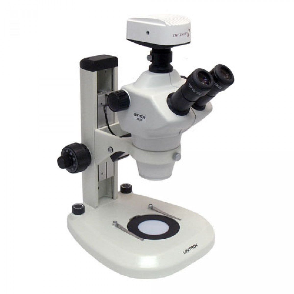 Unitron Z850 Zoom Stereo Microscope On Coaxial Coarse/Fine Focusing LED ...