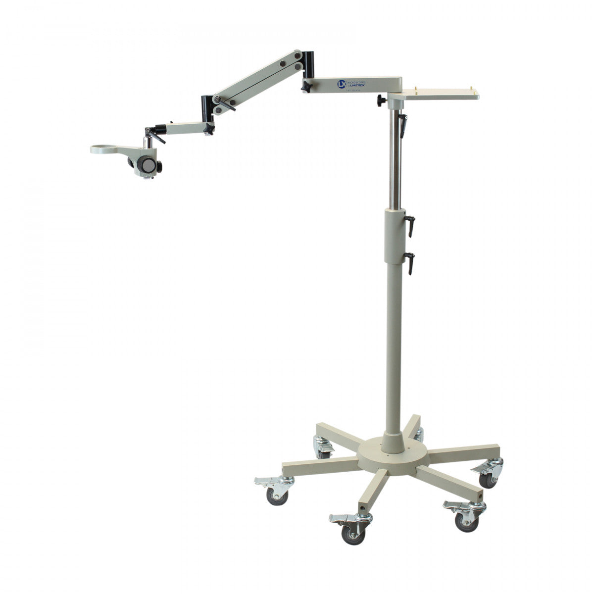 Accu-Scope Rolling Floor Stand W/ Articulating Arm | Microscope Marketplace