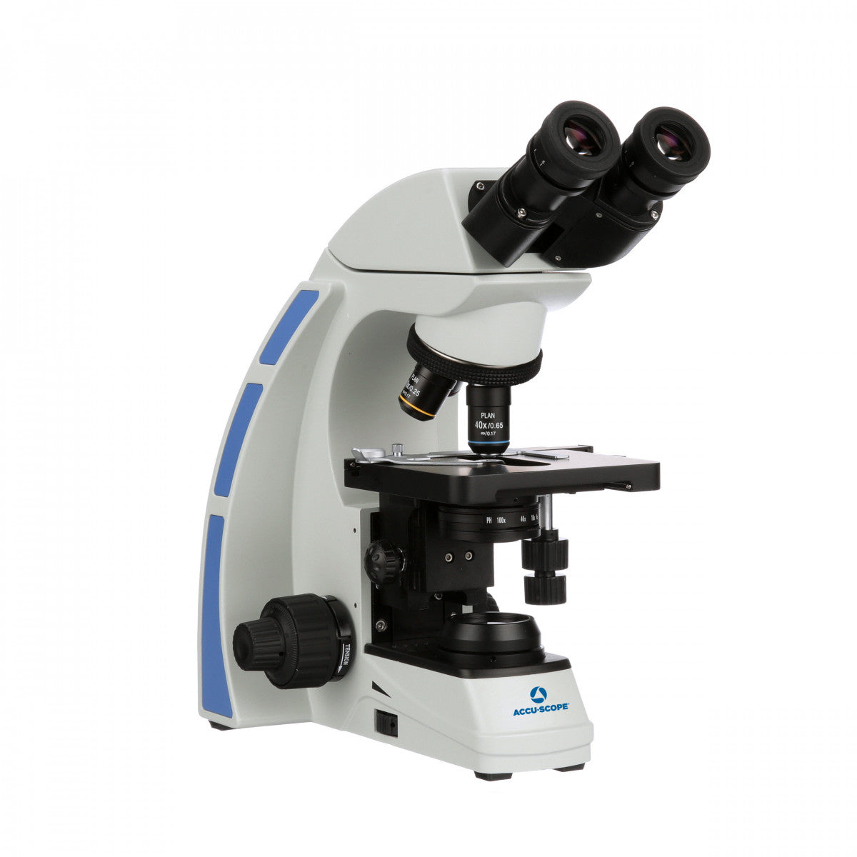 Accu-Scope 3000-LED Series Microscope with 4x, 10x, 40x Infinity Plan ...