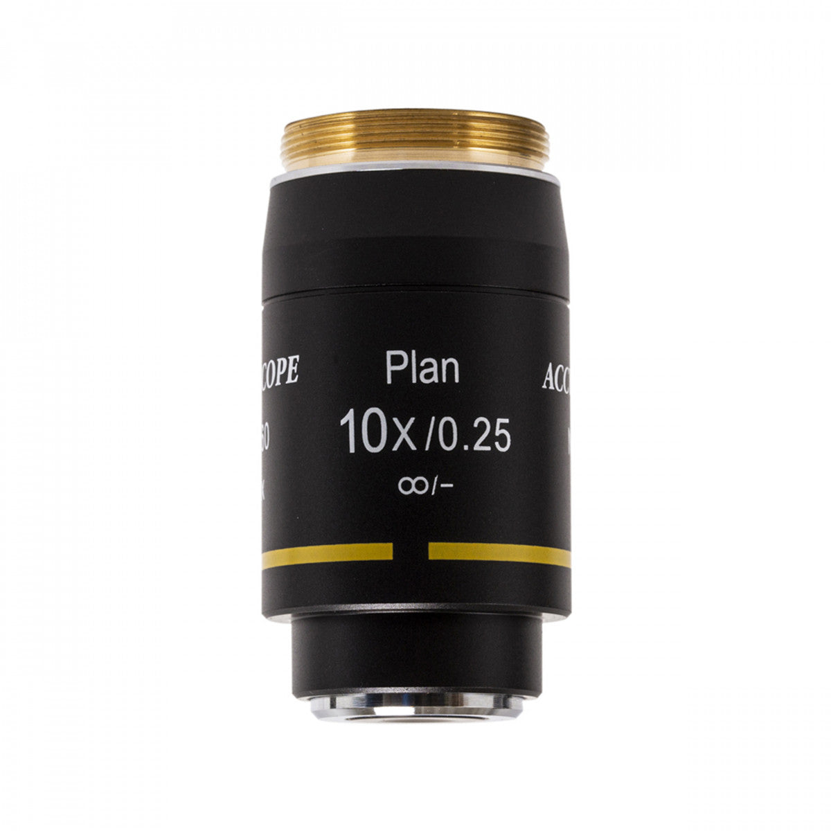 Accu-scope Microscope 10x NIS Plan achromat objective, N.A. 0.25, W.D ...