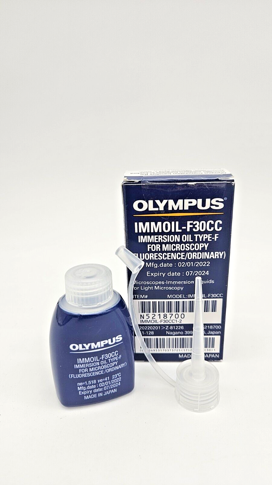 Olympus Microscope Immersion Oil F30CC | Microscope Marketplace