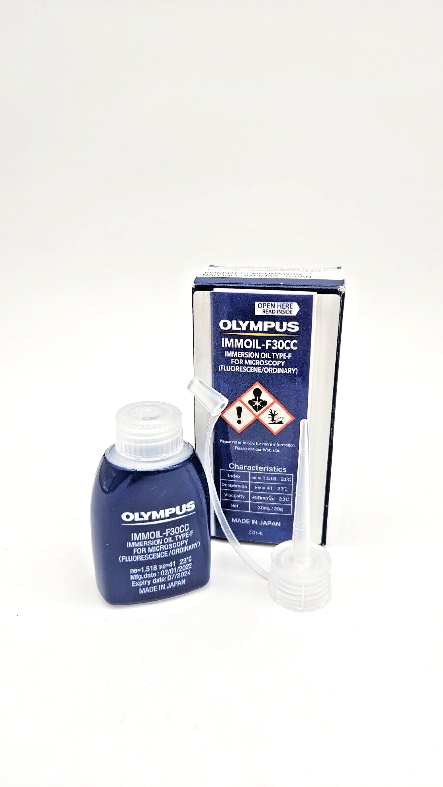 Olympus Microscope Immersion Oil F30CC