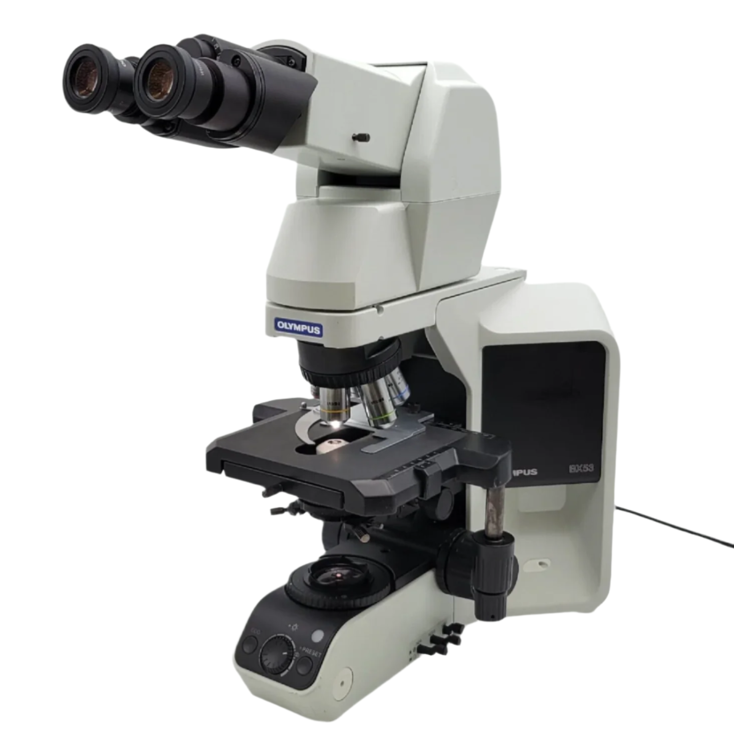 Olympus Microscope BX53 with Tilting Telescoping Head & 2x Objective ...