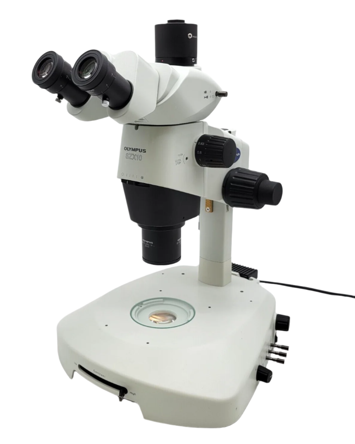 Olympus Stereo Microscope SZX10 with Trinocular Head & Transmitted ...