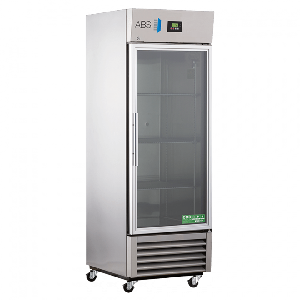 ABS 23 Cu Ft Premier Stainless Steel Refrigerator with Glass Door ...