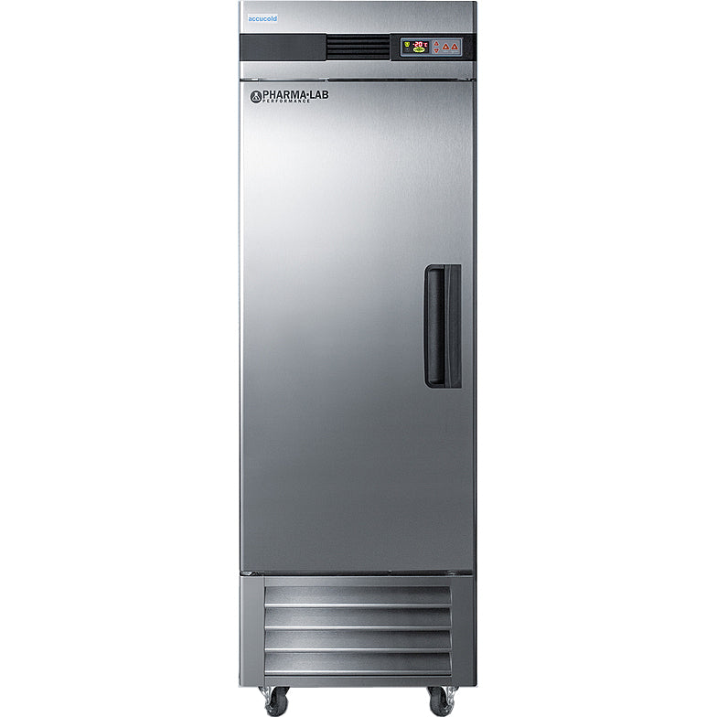 Accucold 23 Cu.Ft. Left Handle Solid Door Upright Pharmacy Freezer | M