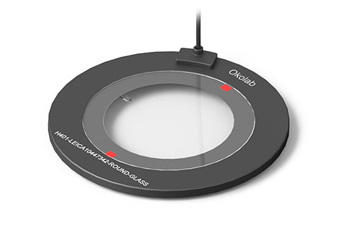 Okolab LEICA 10447342 ROUND GLASS | Heating Plate for Stereo Microscope ...