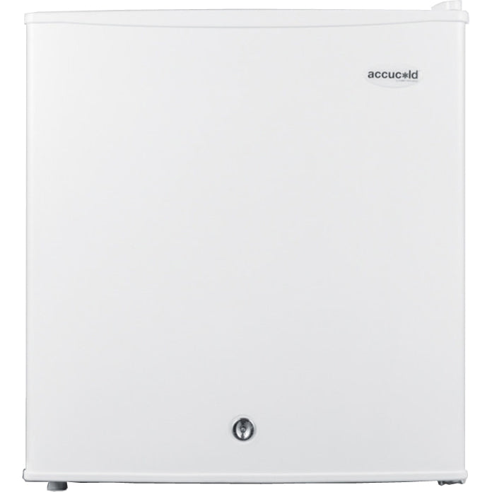 Accucold 1.7 Cu.Ft. Compact Refrigerator-Freezer, Solid White Door ...