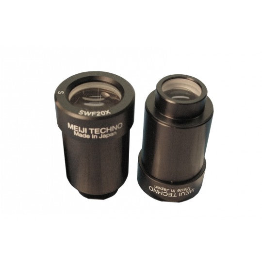 Meiji Microscope Super Widefield 20X Eyepieces designed for EMZ, EMT,