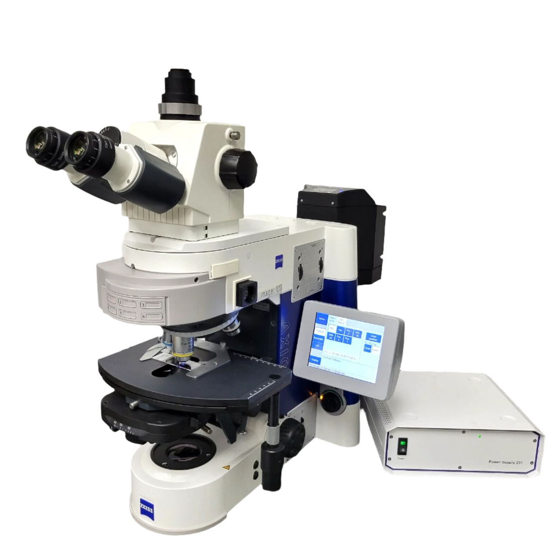 Zeiss Microscope Axio Imager.M1 Motorized with Fluorescence and Plan ...