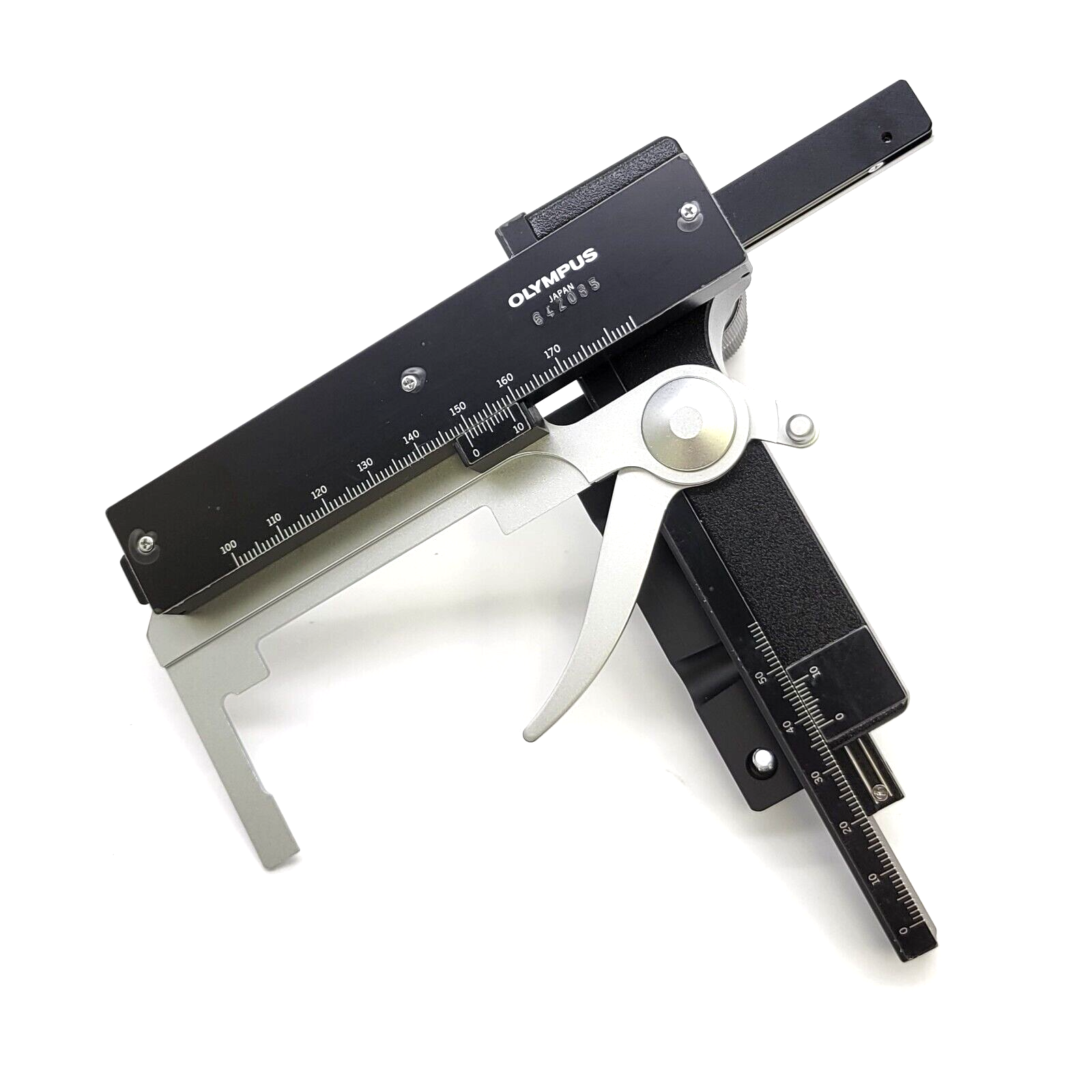 Olympus Microscope CH2 Mechanical XY Stage Coaxial Drive with Slide ...