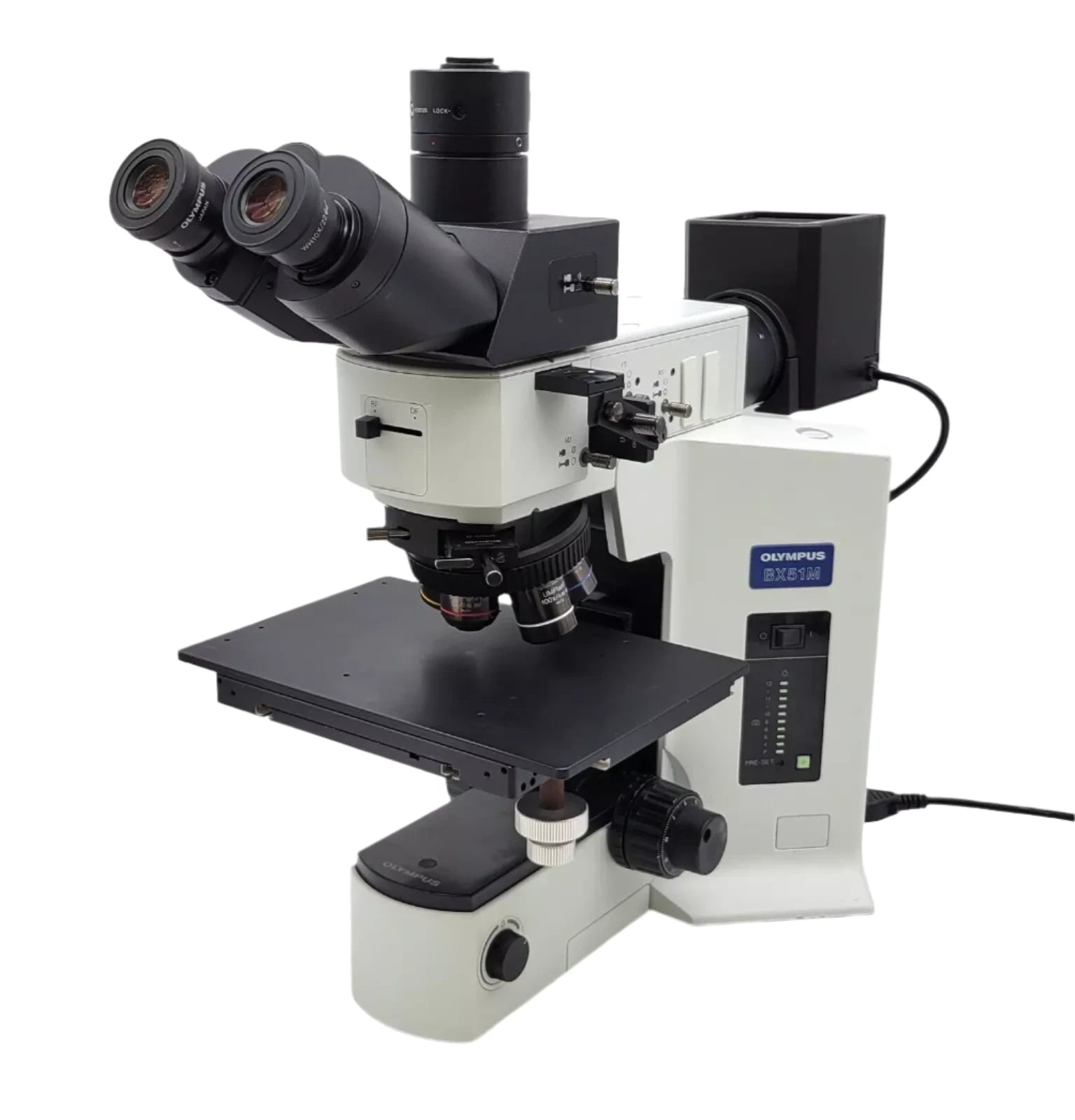 Olympus Microscope BX51M Metallurgical with Polarization & DIC ...