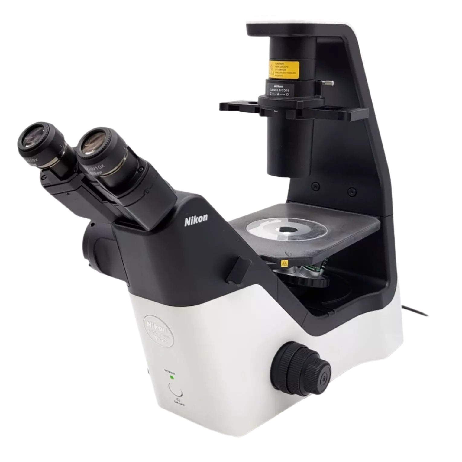 Nikon Microscope Eclipse Ts2 Inverted with Phase Contrast & Photo Port ...