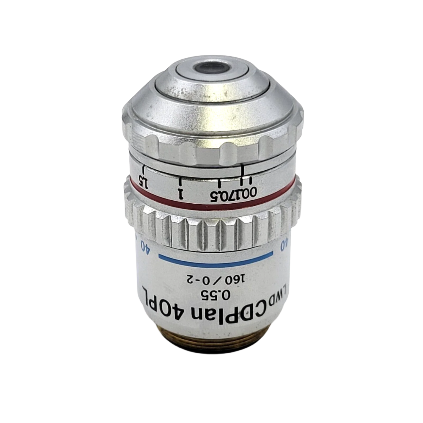 Olympus Microscope Objective LWD CDPlan 40x 40PL Phase Contrast 160/0-