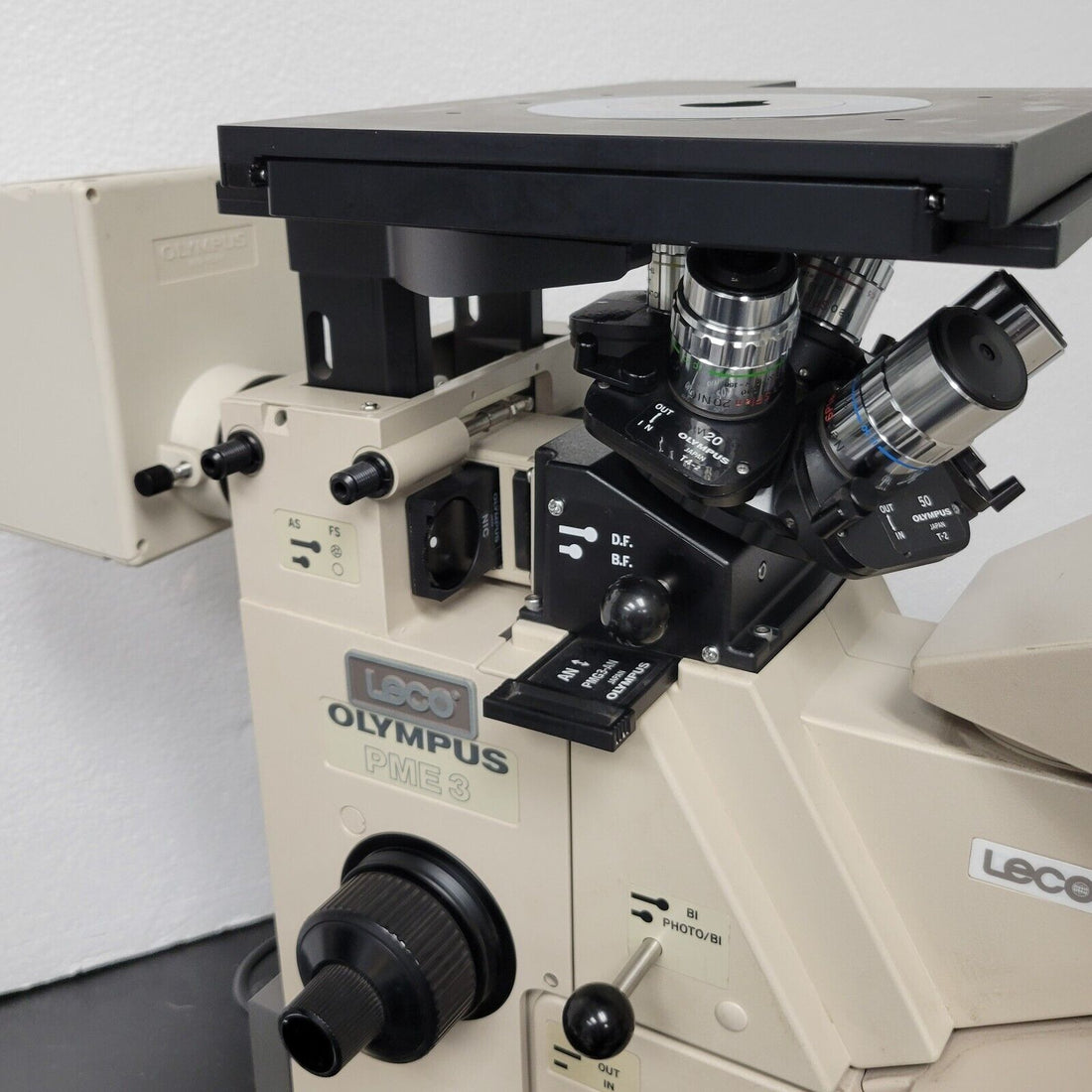 Olympus Microscope PME3 w. Nomarski NIC DIC Brightfield Darkfield ...