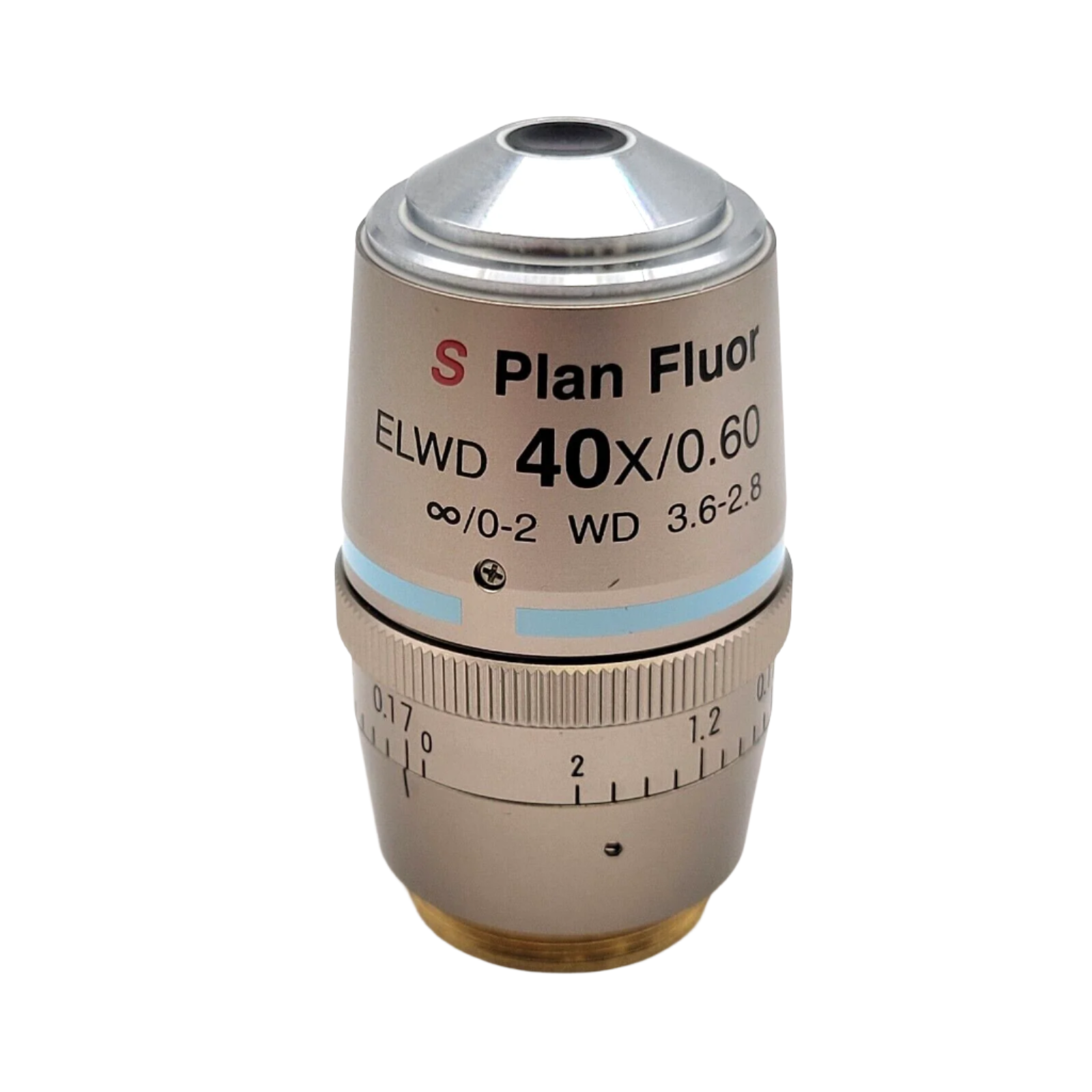 Nikon Microscope Objective CFI S Plan Fluor 40x ELWD with Correction | Microscope Marketplace
