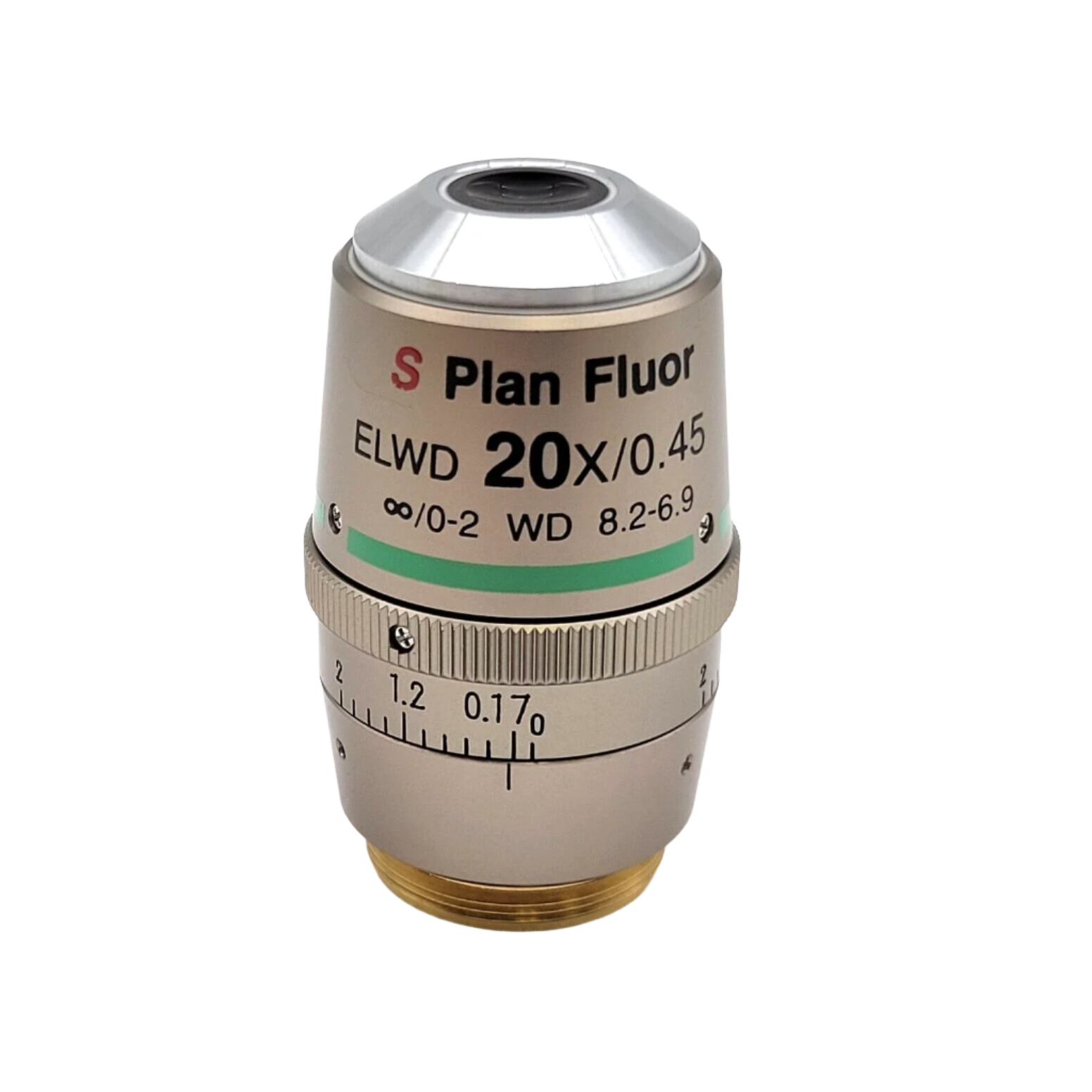 Nikon Microscope Objective CFI S Plan Fluor 20x ELWD with Correction | Microscope Marketplace