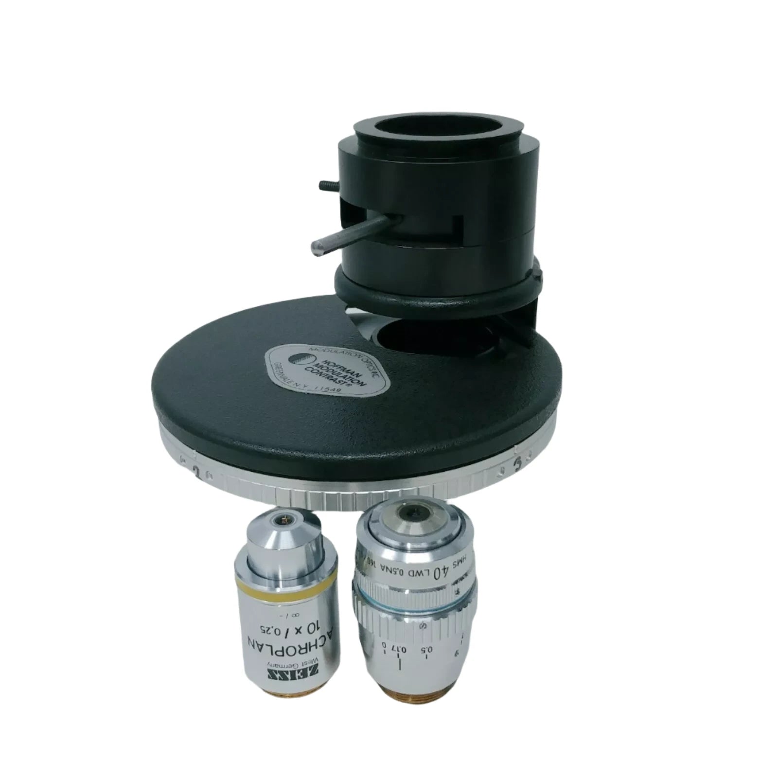 Zeiss Hoffman Modulation Condenser and Objectives 10x 40x HMC for ...