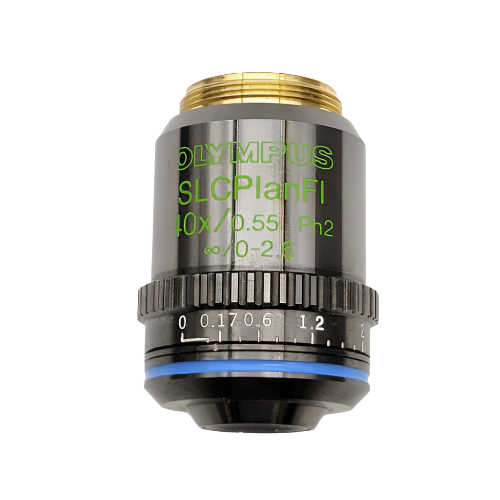 Olympus Microscope Objective SLCPlanFl 40x Ph2 Phase Contrast ...