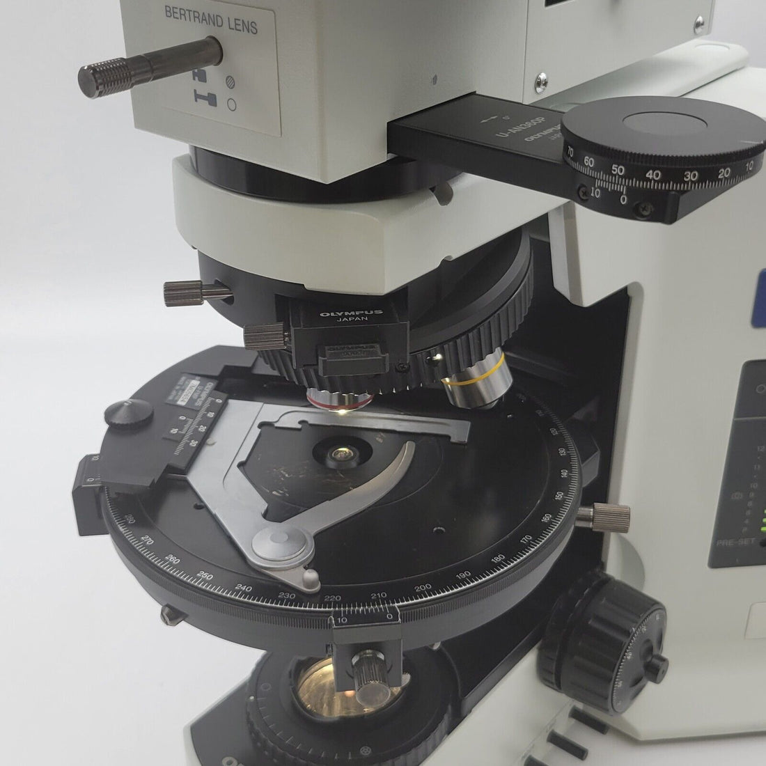 Refurbished Olympus Microscope BX51 Pol Polarizing with Bertrand Lens