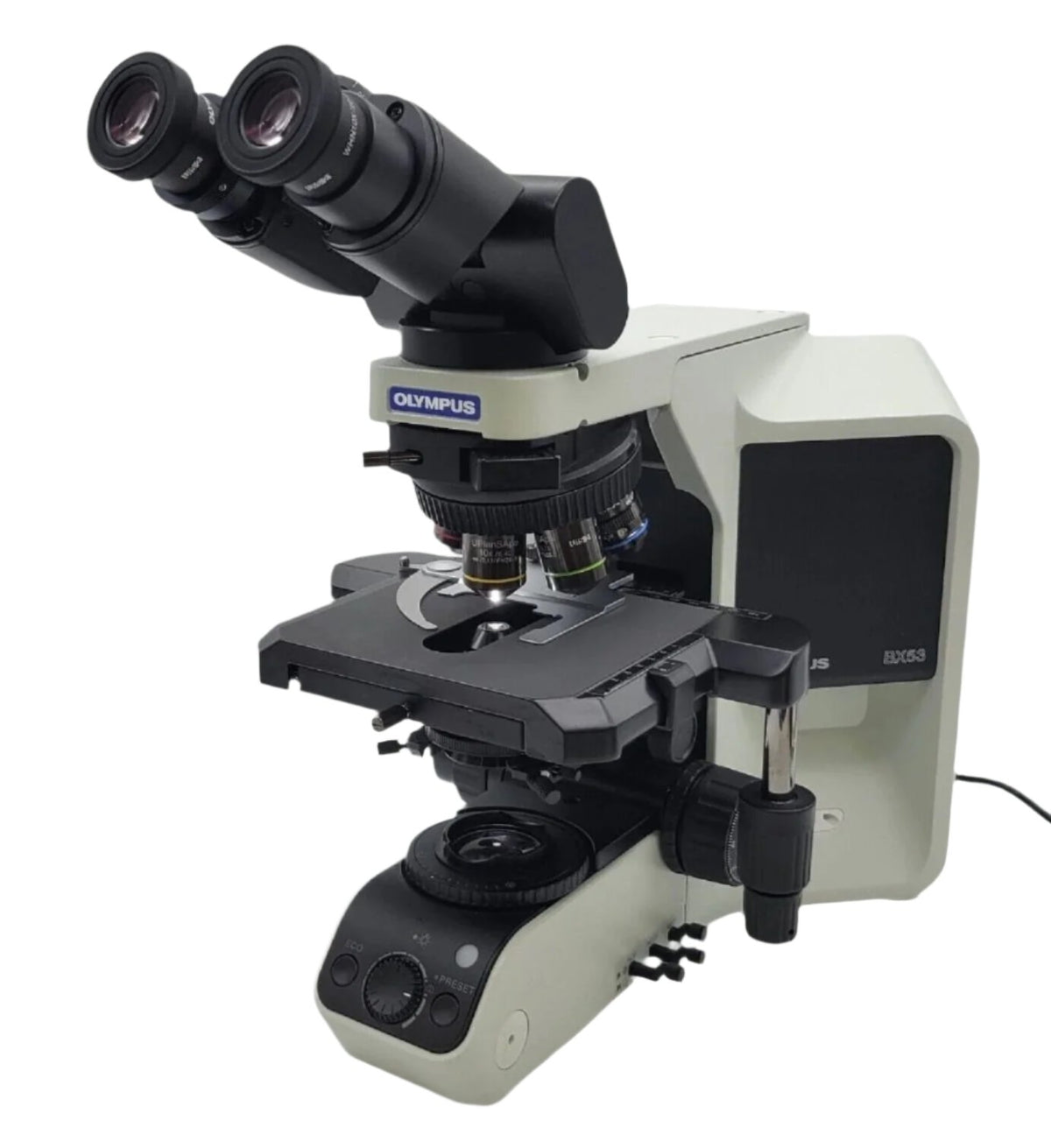 Olympus Microscope BX53 with 2x, Apo Objectives and Tilting Head for P – Microscope Marketplace