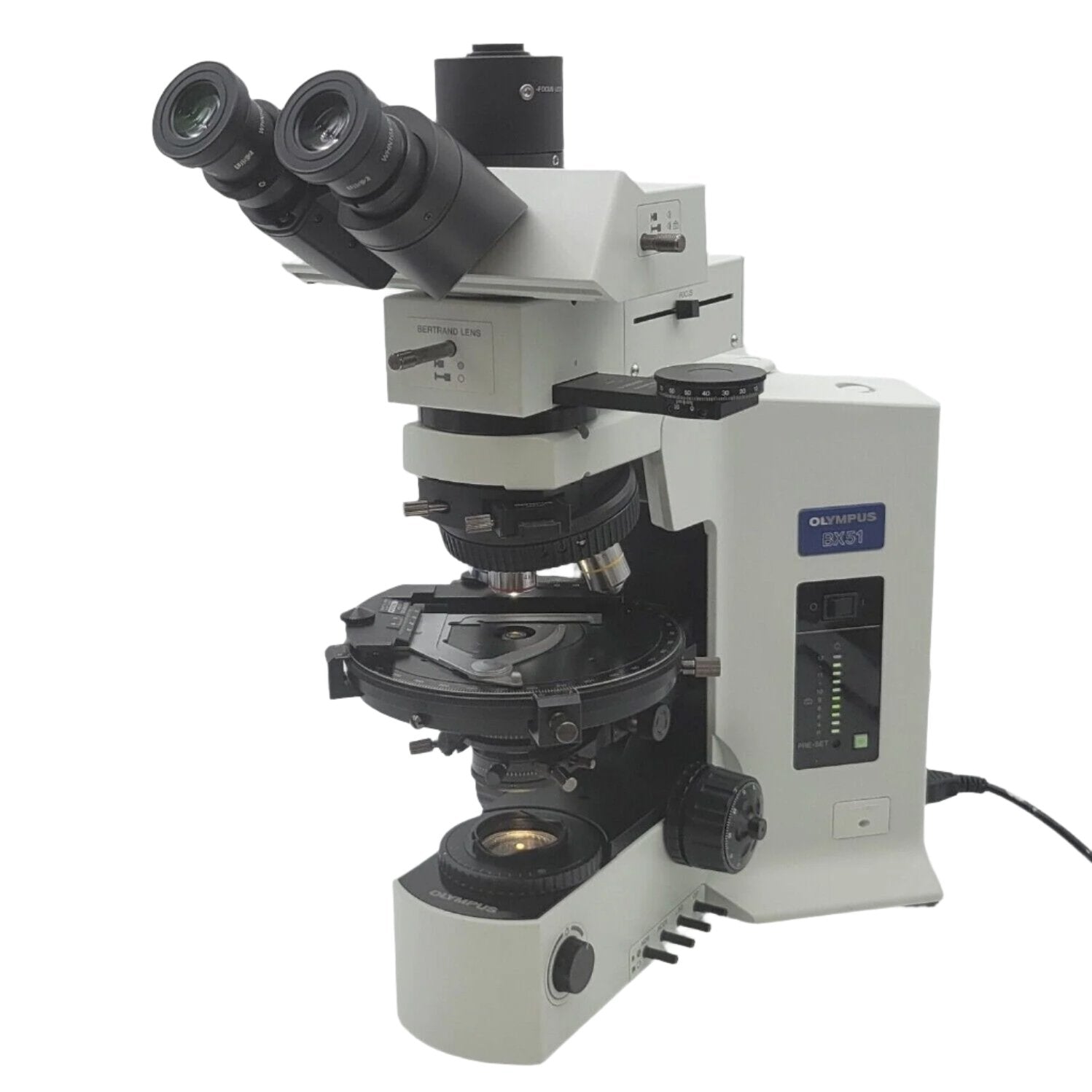 Olympus Microscope BX51 Polarizing with Bertrand Lens for Asbestos ...