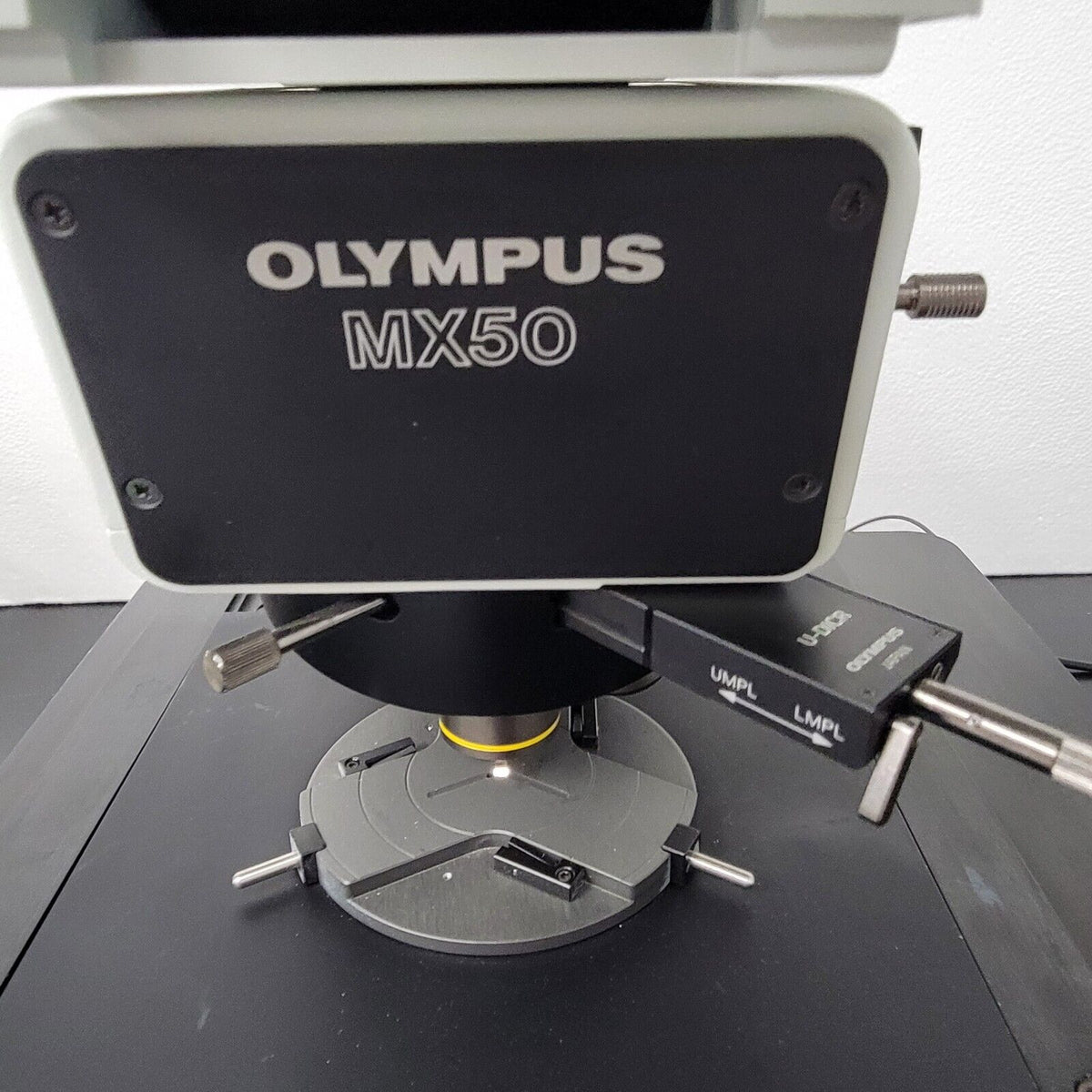 Olympus Microscope MX50 with DIC and UMPlanFl Pol Objectives Metallurg – Microscope Marketplace
