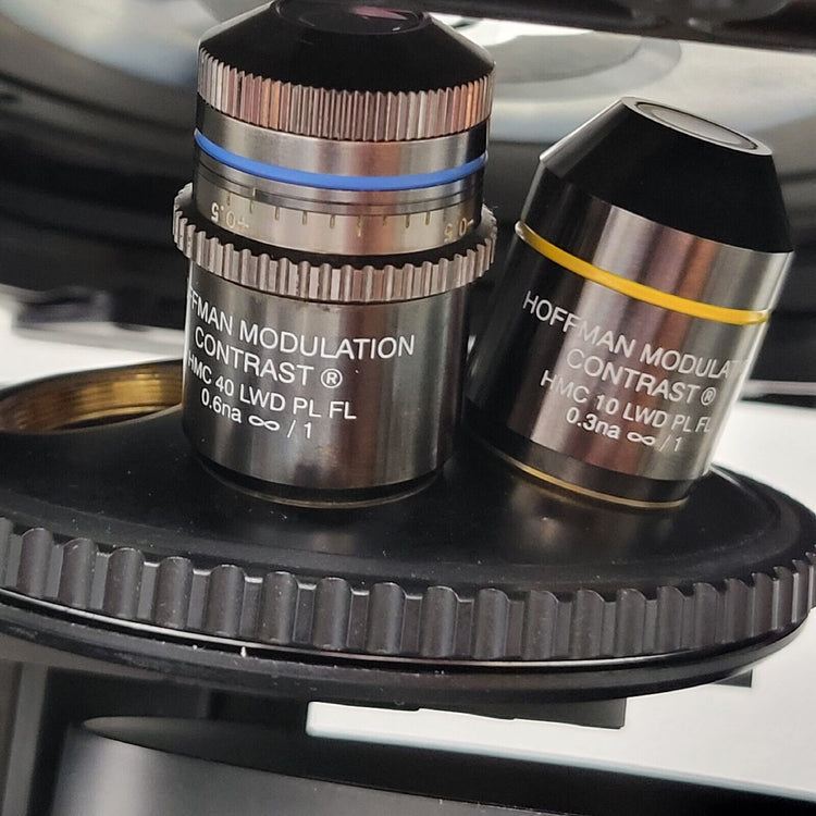 Olympus Microscope IX71 with HMC Hoffman Modulation Contrast ...