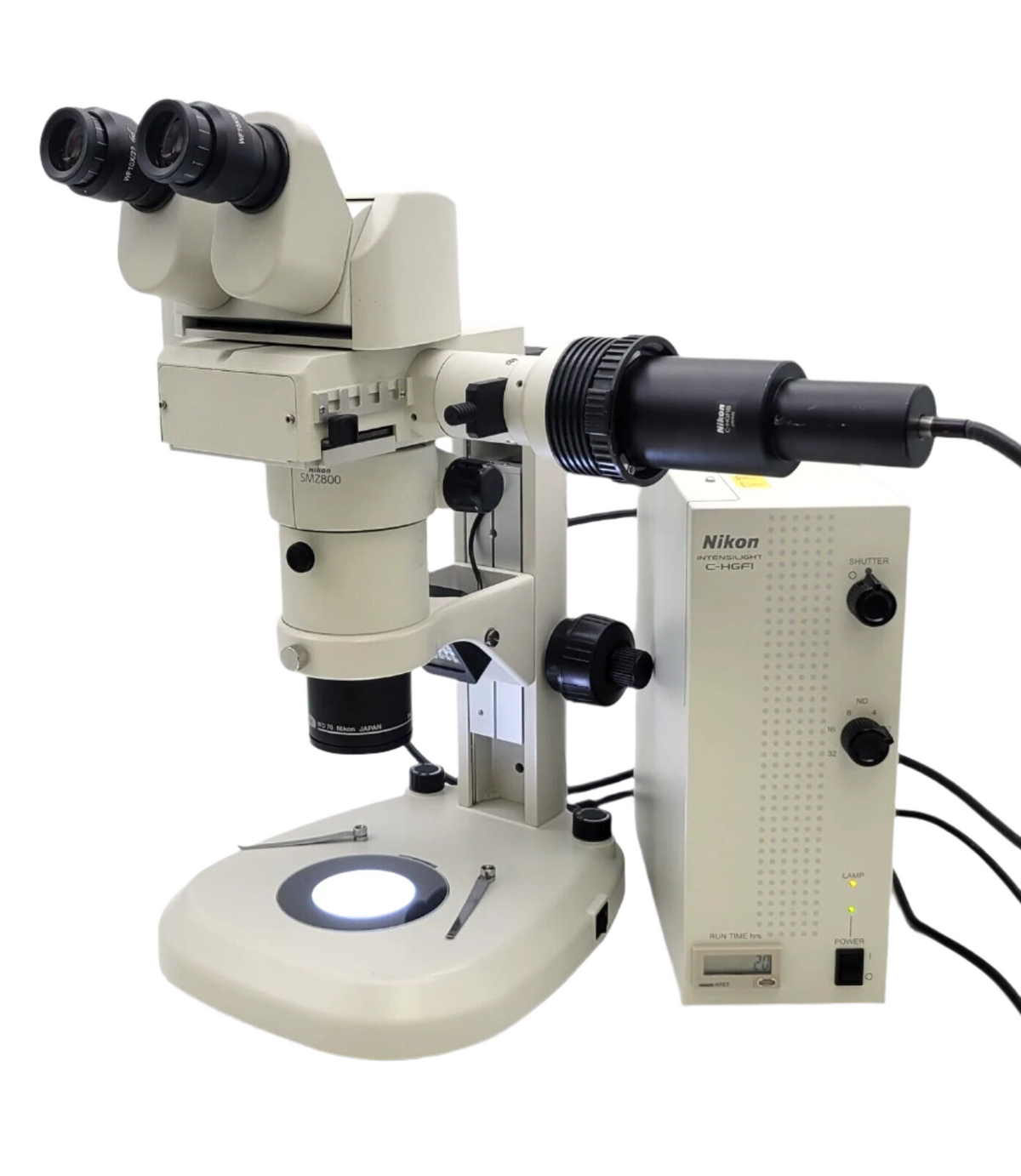 Nikon Stereo Microscope SMZ800 with Fluorescence and Photo Port ...