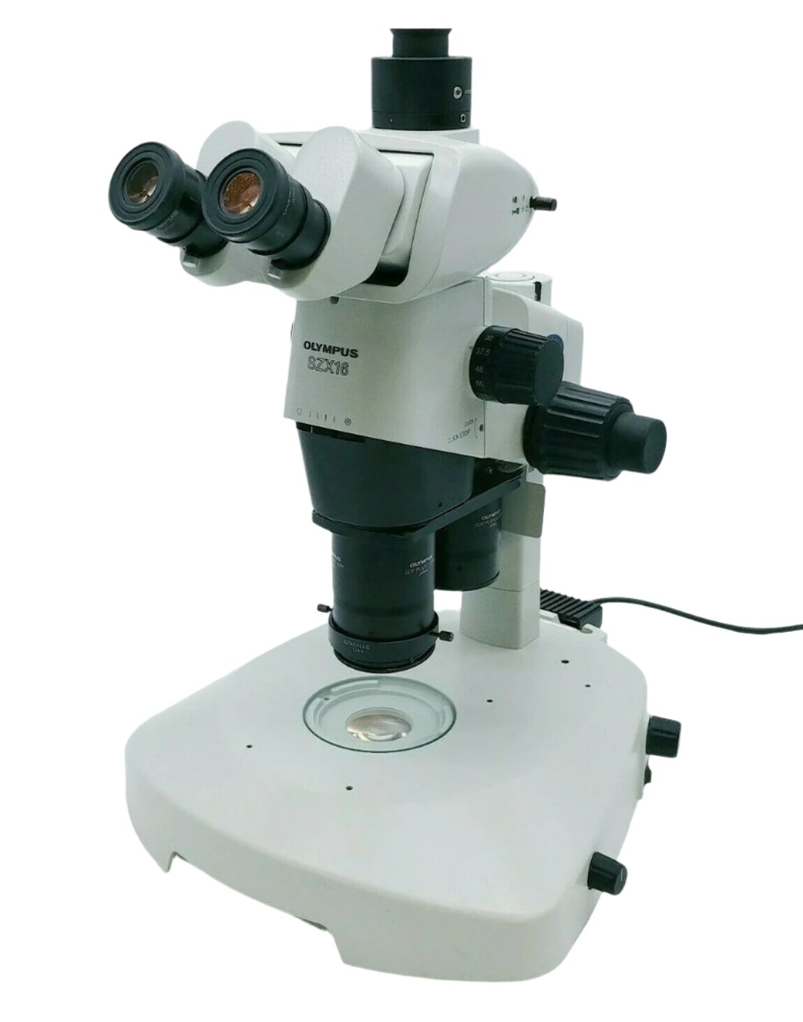 Olympus Microscope SZX16 with Dual Objective Turret and Tilting Trinoc