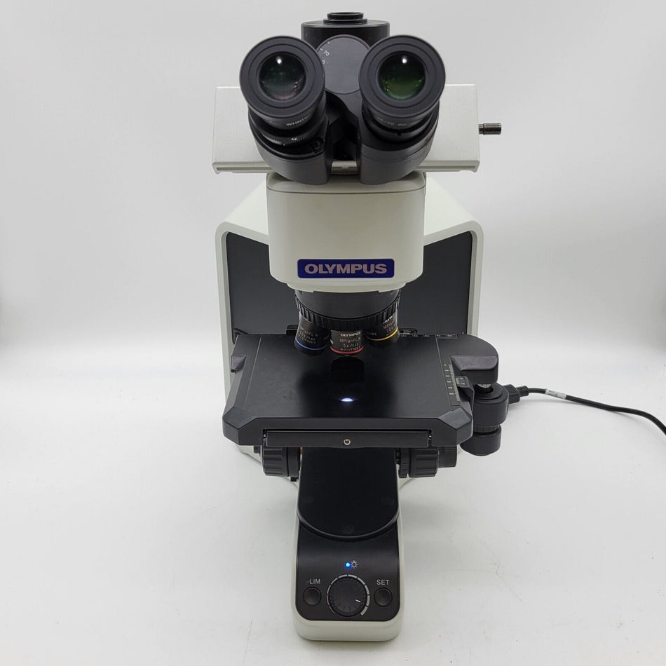 Olympus Microscope BX53M LED Metallurgical with Trinocular Head ...