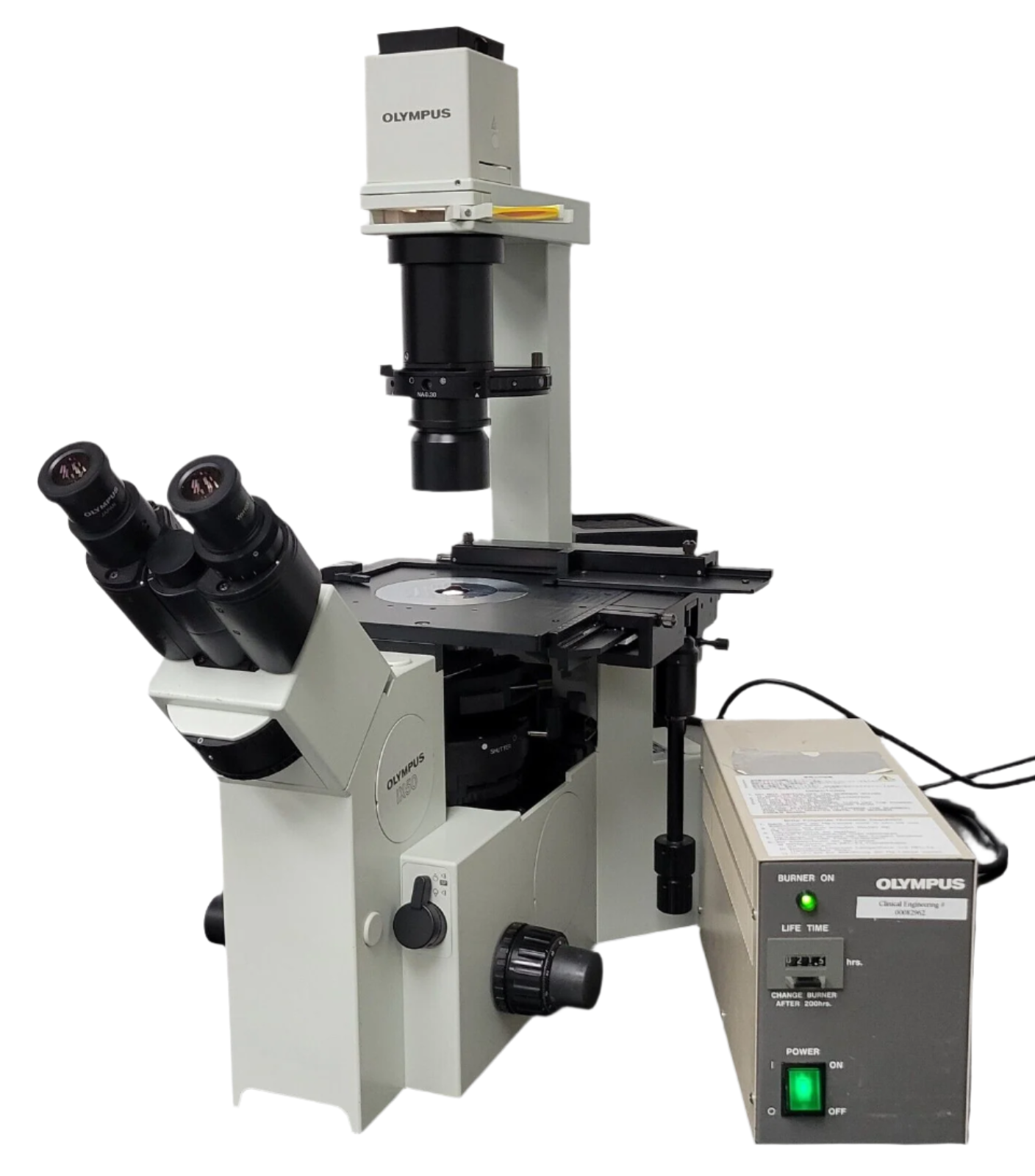 Olympus Microscope IX50 with Fluorescence, Phase Contrast, & Fluorite ...