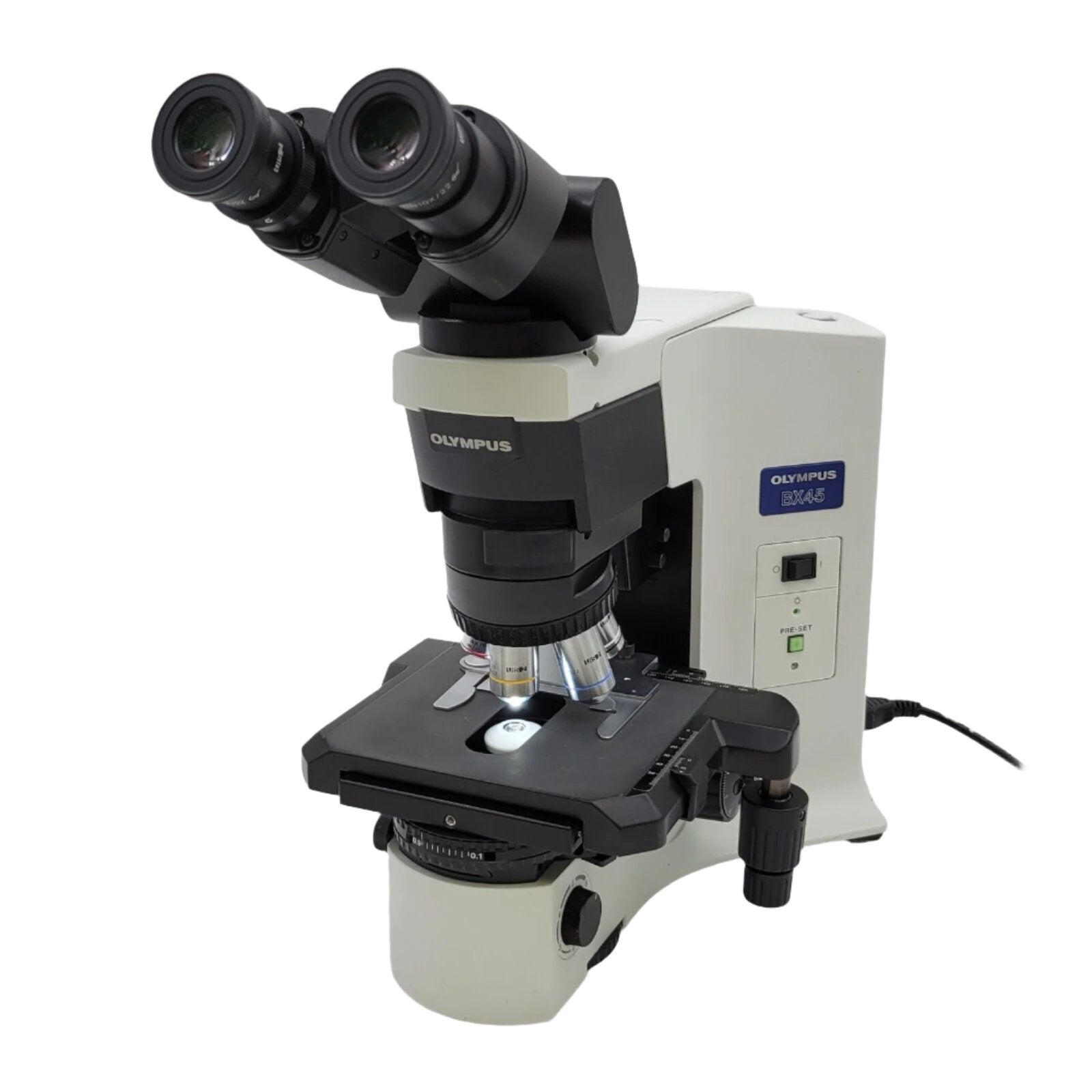 Olympus Microscope BX45 with Tilting Head and 100x Objective ...
