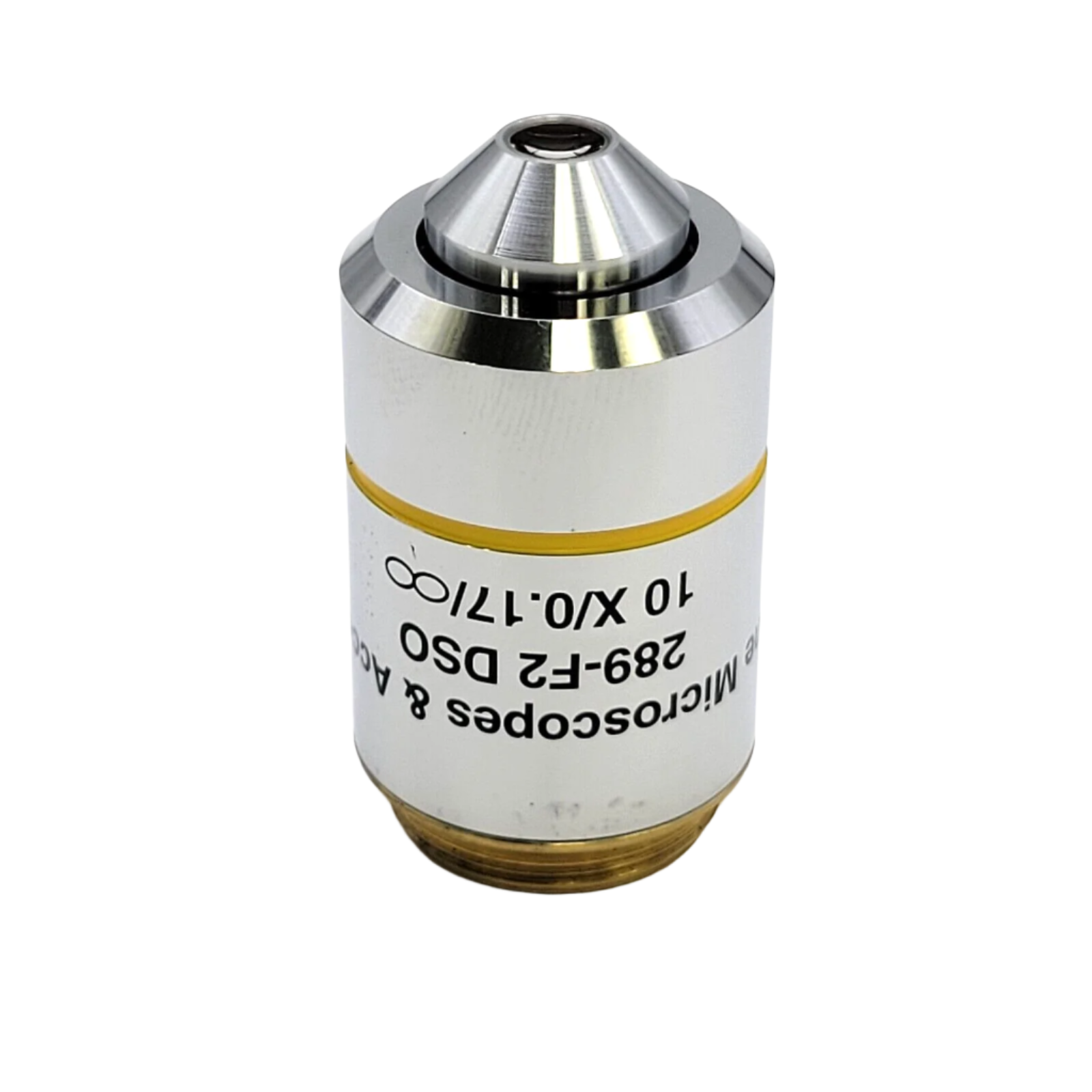 McCrone Microscope Objective 10x 289-F2 DSO 10x/0.17/∞ Dispersion ...