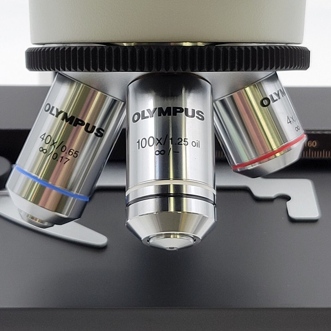 Olympus Microscope CX21 LED with 4x, 10x, 40x, and 100x