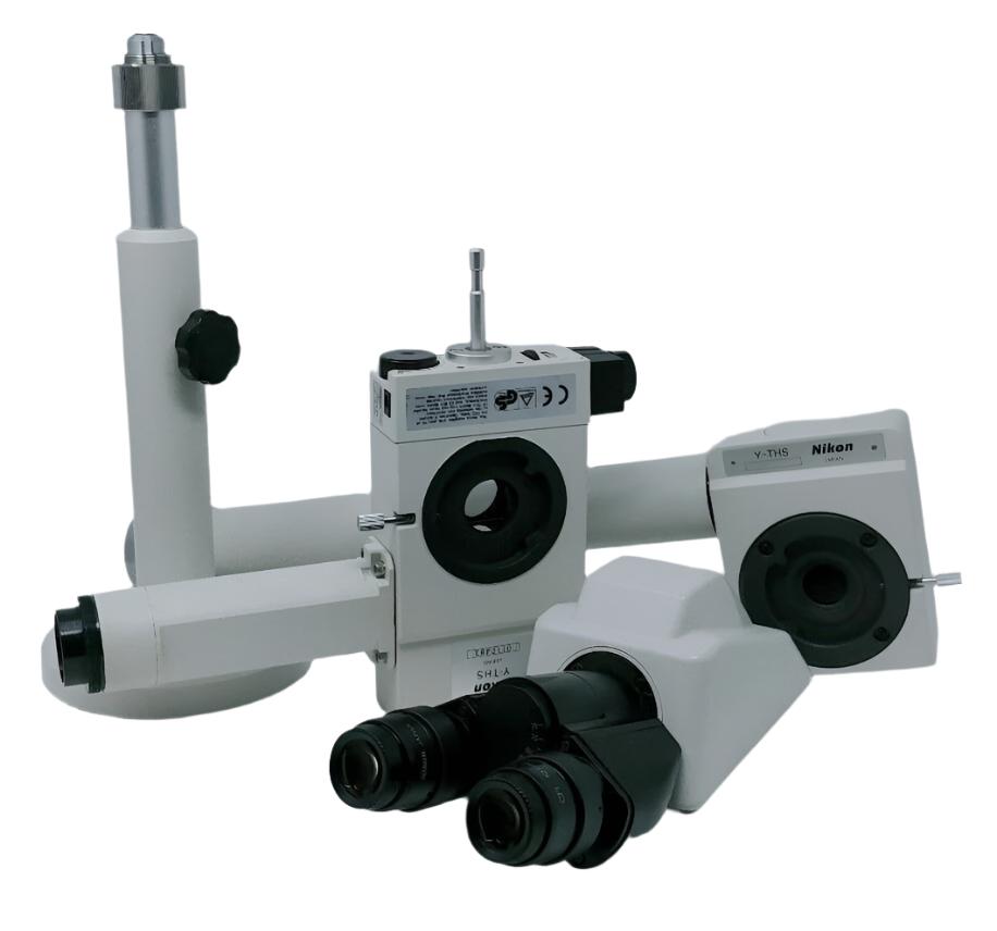 Nikon Microscope Dual Head Bridge Teaching Kit with Pointer & Binocular ...