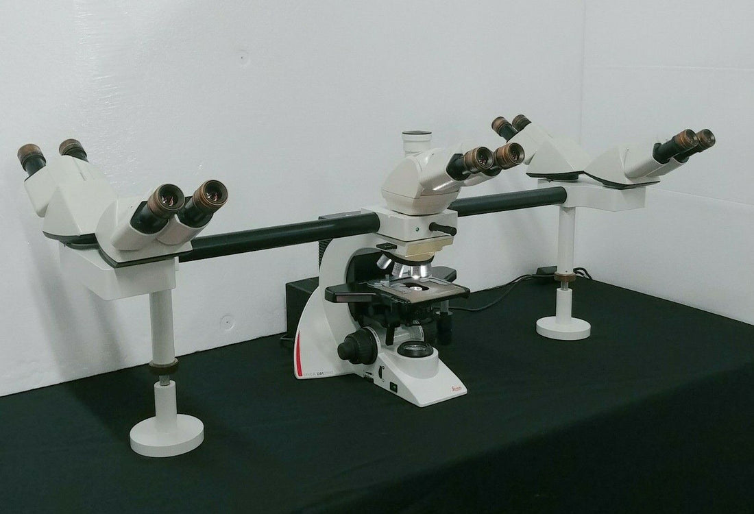 Leica Microscope DM2500 Multihead 5 Headed Teaching System | Microscope ...
