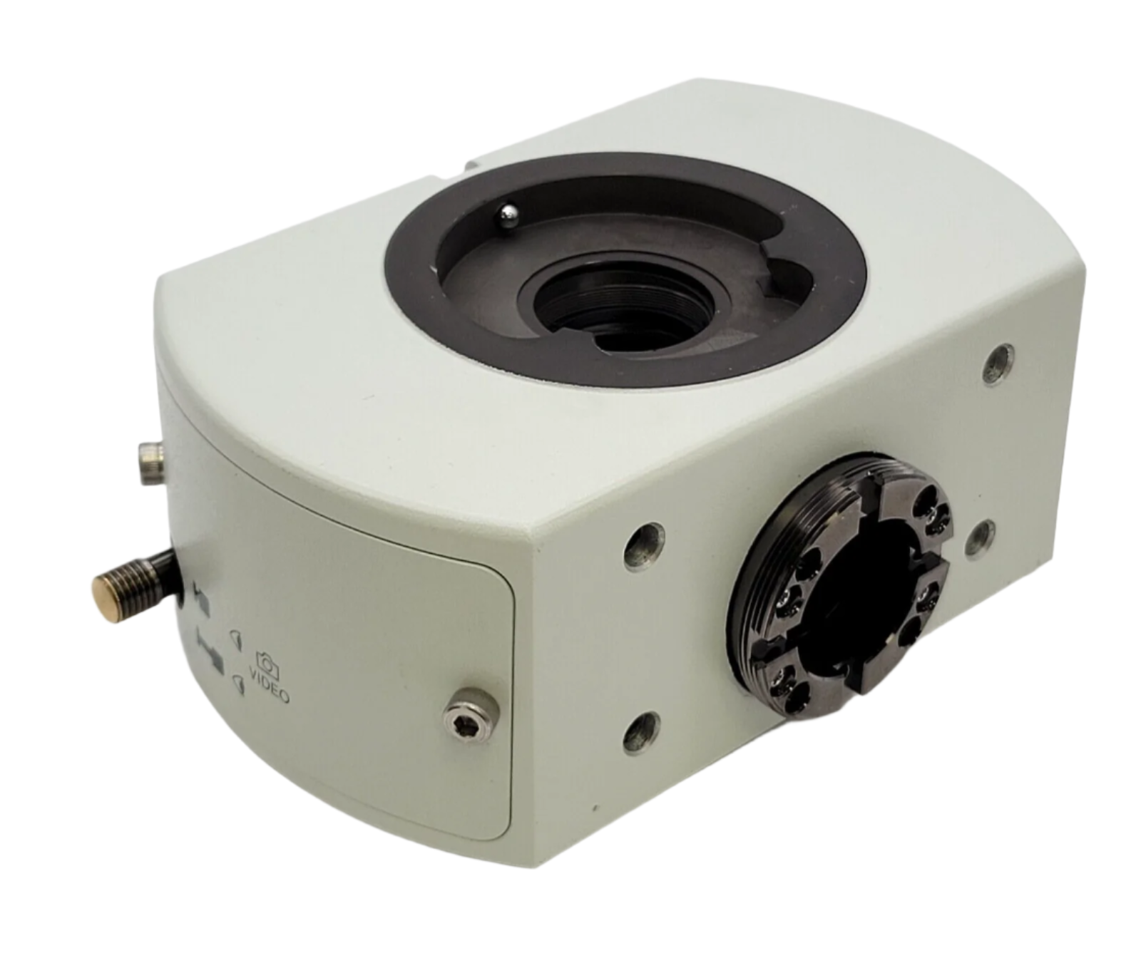 Olympus Microscope U-DP Dual Port Intermediate Tube with U-MF2 Mirror