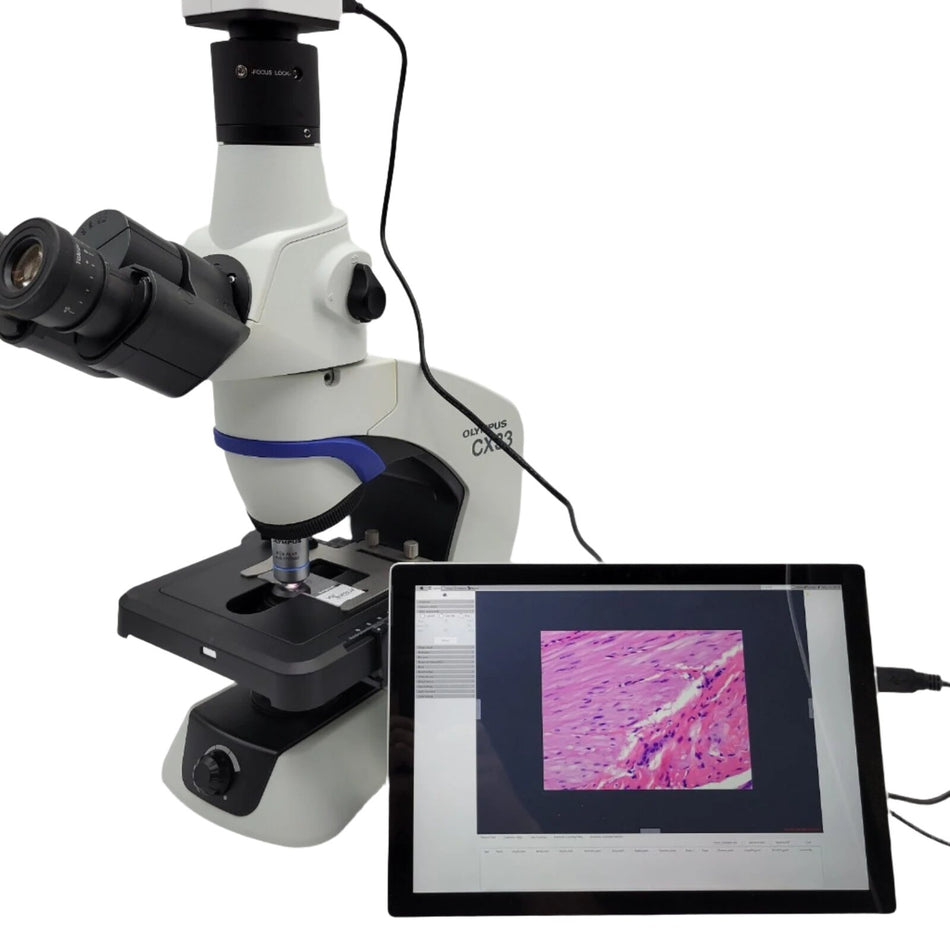 Olympus Microscope CX33 LED with Trinocular Head and Camera ...