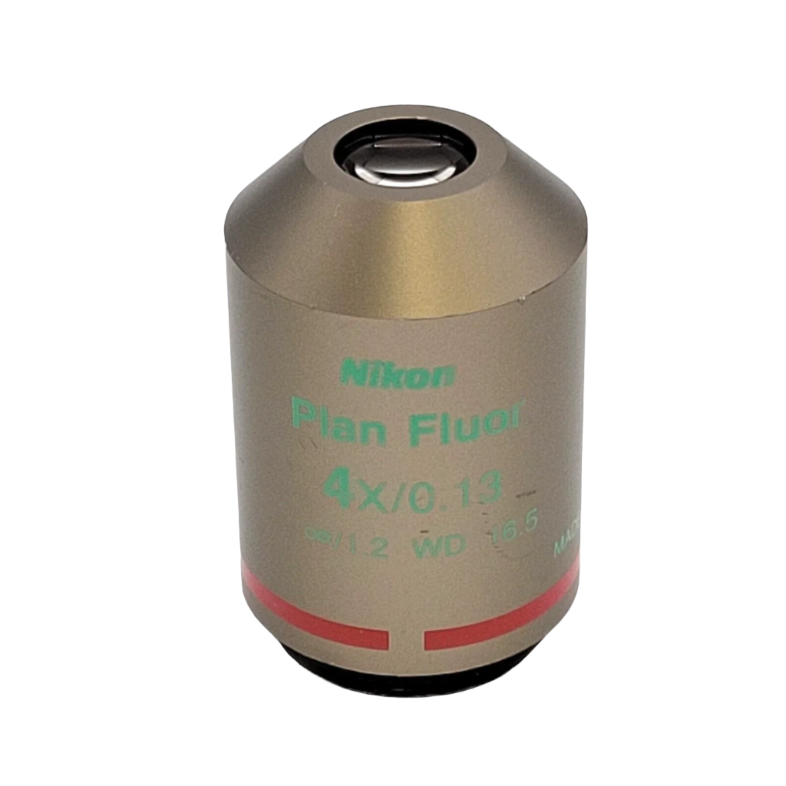 Nikon Microscope Objective CFI Plan Fluor 4x NA 0.13 PhL Phase Contrast ...